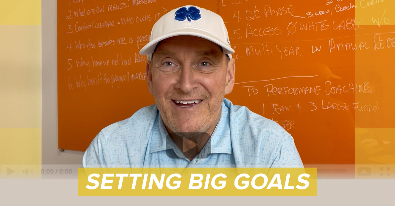 Setting Big Goals - Todd Duncan